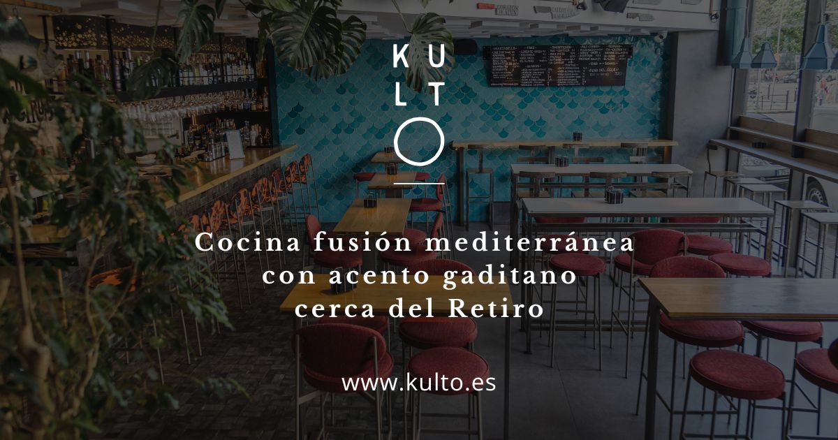 Carta de KultO Madrid | Cocina fusión mediterránea y gaditana